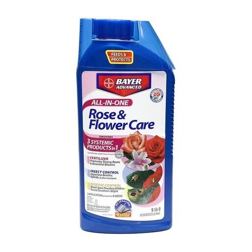 BioAdvanced All-In-One Rose & Flower Care 32 oz systemic fertilizer ...