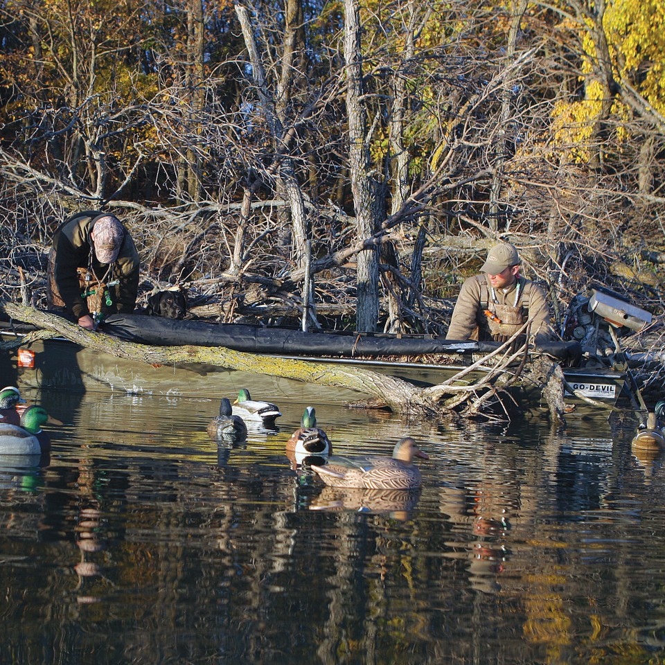 Avery Outdoors Quick-Set Aluminium Duck Boat Blind Combo Kit | eBay