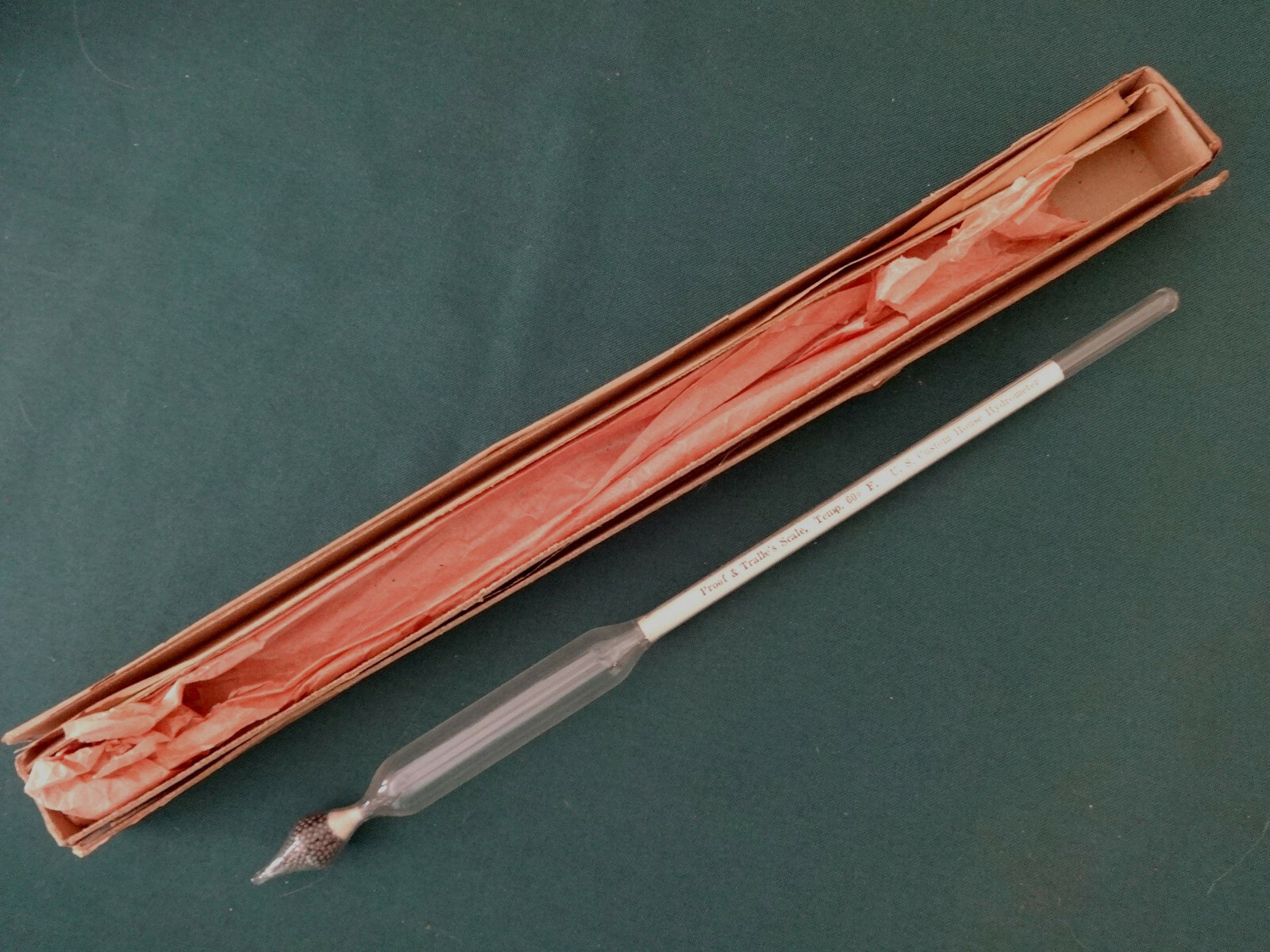 Vintage Hydrometer Proof & Tralle's Scales | Grelly USA