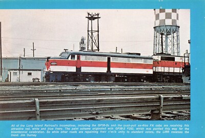 Alco FA-2 With New Red White & Blue Livery Long Island Railroad Vtg Mag ...