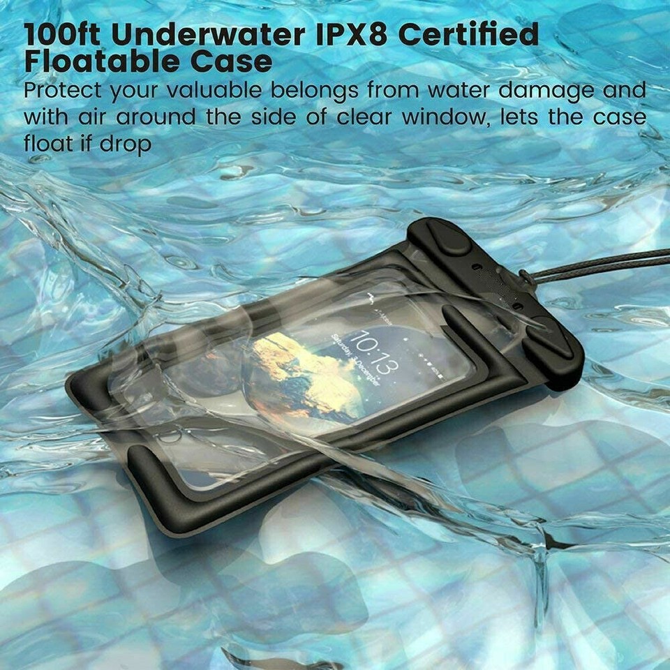 Waterproof Floating Pouch Dry Bag Cover Case For iPhone Cell Phone ...
