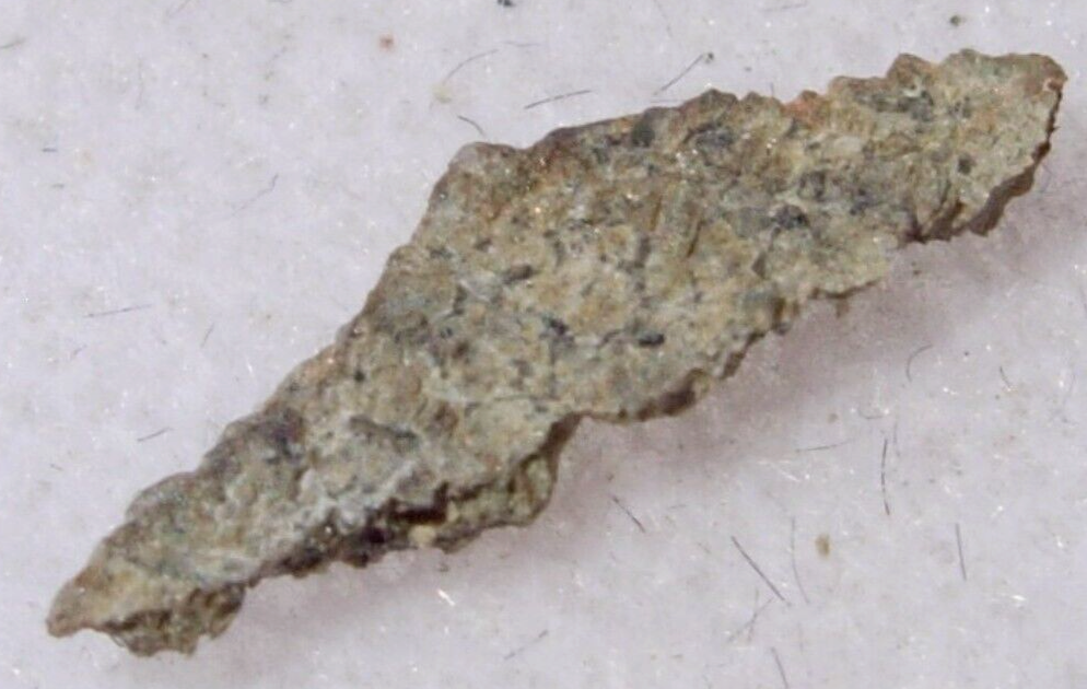 .088 gram 12x3x1mm slice NWA 7397 MARTIAN SHERGOTTITE Mars Meteorite ...
