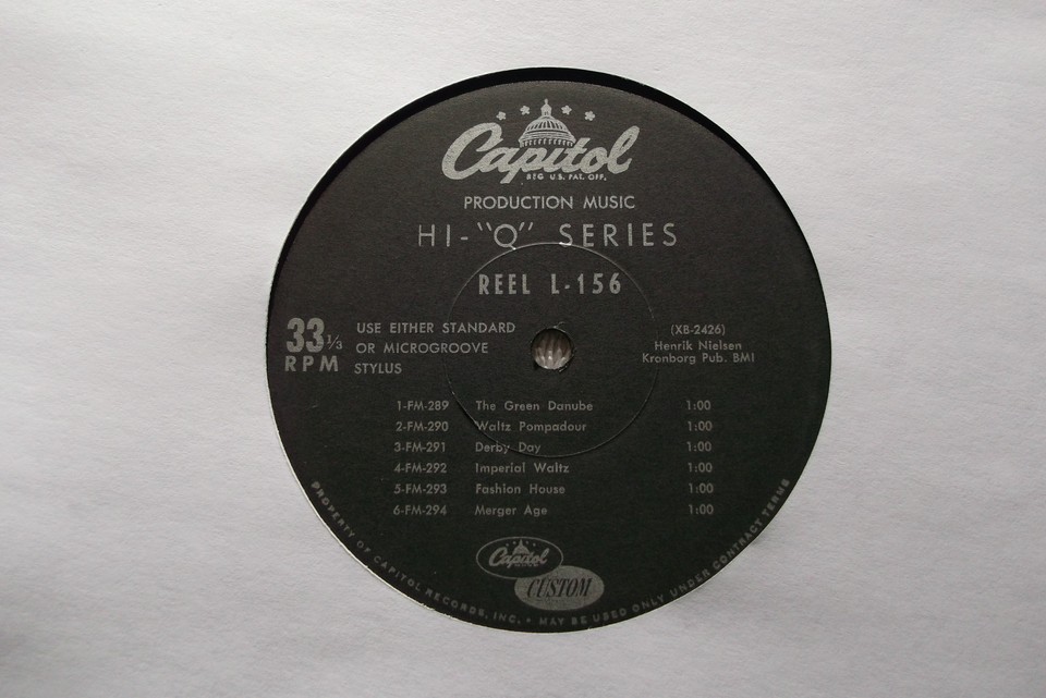 CAPITOL HI - Q SERIES - Reel L-155 / L-156 - LP Vinyl CAPITOL ...