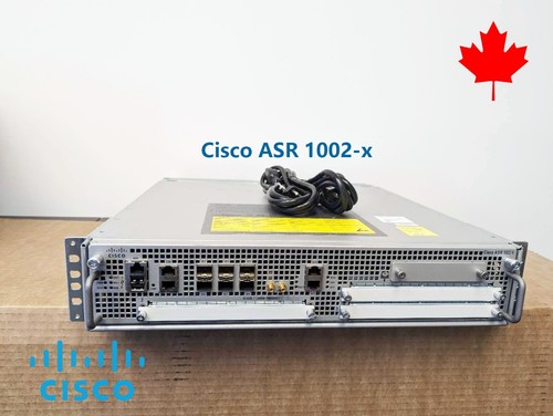 Cisco ASR1002-X ASR 1002-X Aggregation Service Router 6x 1GB SFP Dual ...