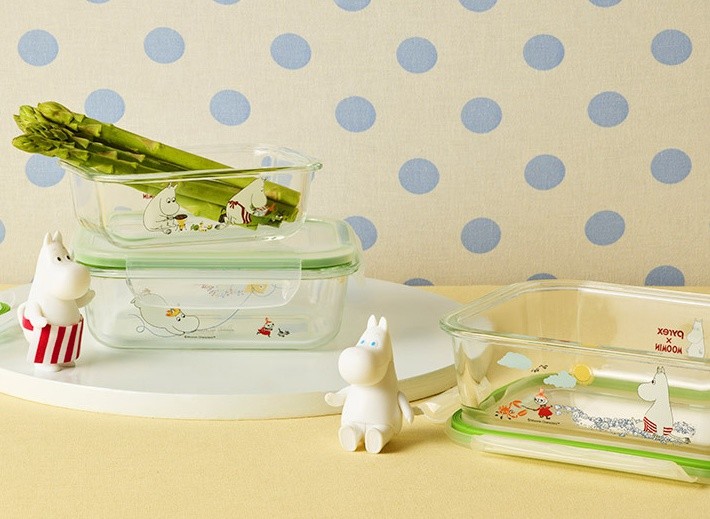 [MOOMIN X PYREX ] PYREX MOOMIN SQUARE 5pcs SET / 310ml 2p + 510ml 2p + 790ml 1p | eBay