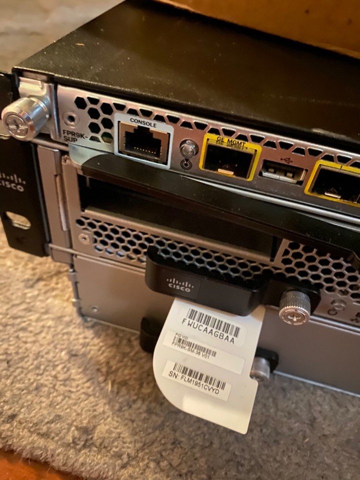 Cisco FPR-C9300-AC Firepower 9300 Security Appliance w/ FPR9K-SUP ...