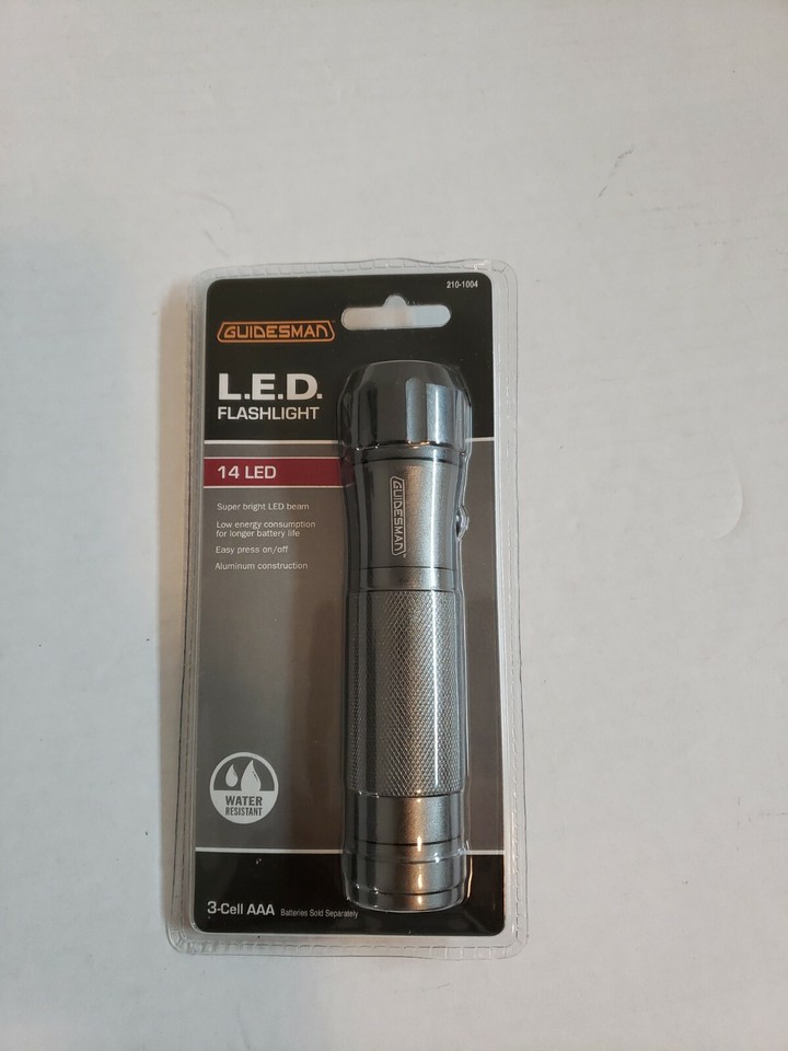 Guidesman 14 LED Aluminum Lightweight flashlight with Extra brightness ...