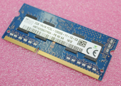 SK Hynix 2GB 1Rx16 DDR3 PC3L-12800S Laptop Memory Ram HMT425S6CFR6A-PB ...