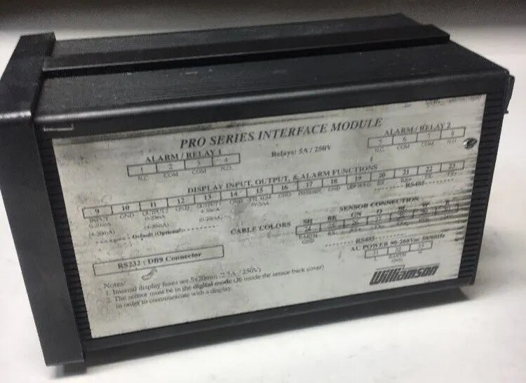 Preowned Williamson Pro Series Interface Module Model #23 90-260VAC ...