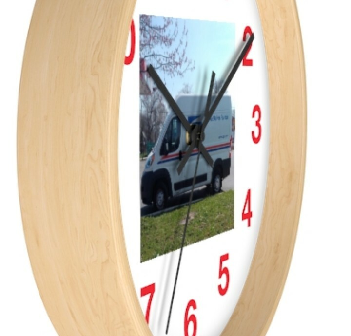 USPS Van Wall Clock | eBay