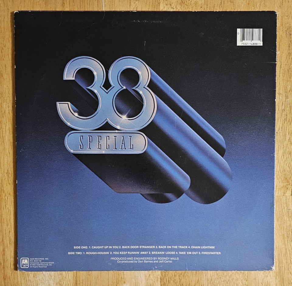 .38 Special Forces Vinyl LP Record VG+ Caught Up In You 1980's Smash Hit | eBay