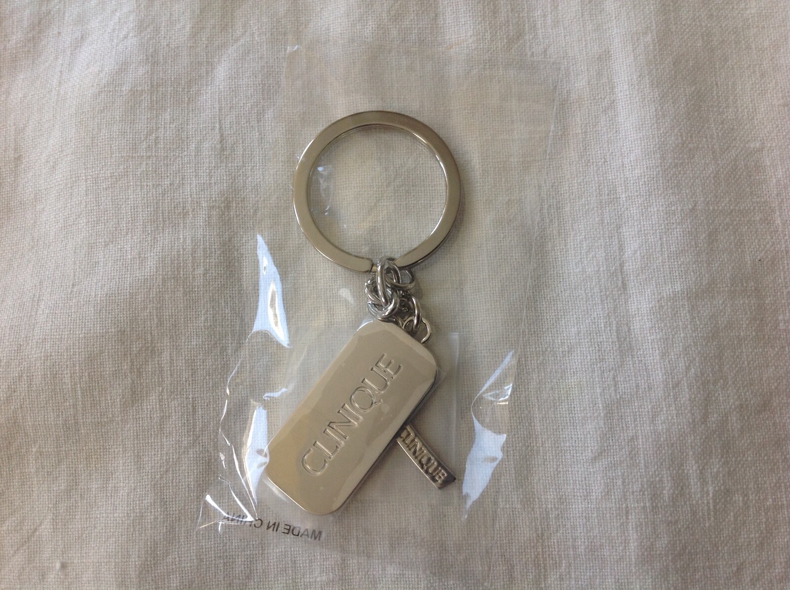 Clinique Pink Ribbon Breast Cancer Awareness Keychain Ring Key Chain | eBay