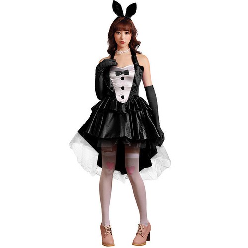 Lady Bunny Rabbit Costume Magician Tuxedo Nightclub Outfit Cosplay ...