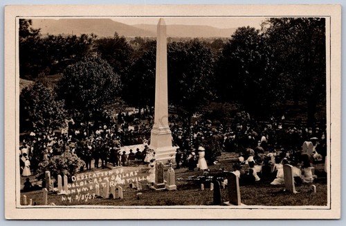 K23/ Portville New York RPPC Postcard c1910 Dedication of Soldiers ...