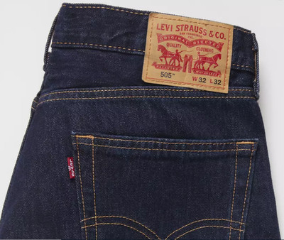 LEVI'S 505™ Regular Fit Men's Jeans, Rinse - Dark Wash - Non Stretch ...
