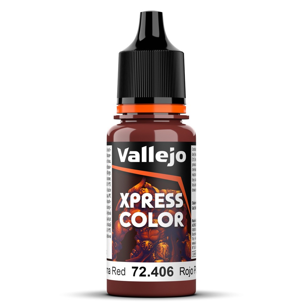 PLASMA RED 18ml VALLEJO "XPRESS COLOR" 72.406 | eBay