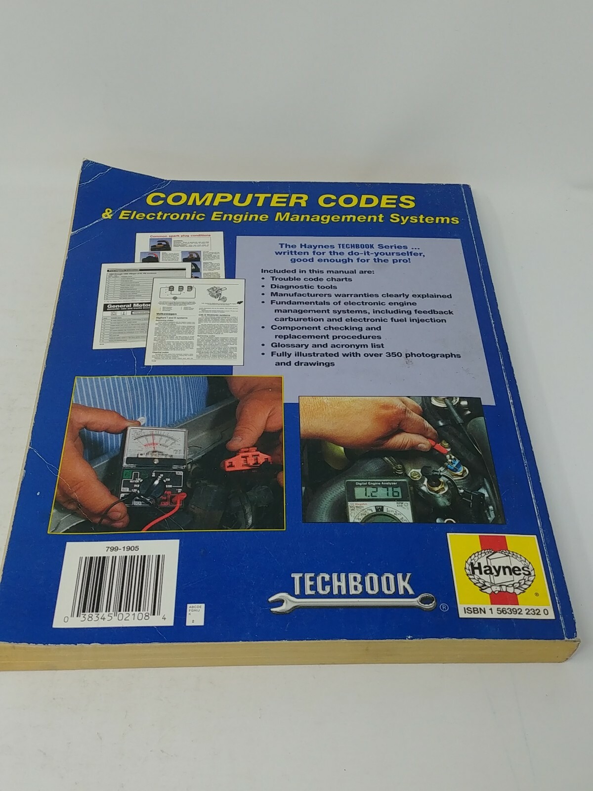 Haynes Techbook 10205 Auto Computer Codes & Electronic Engine Repair ...