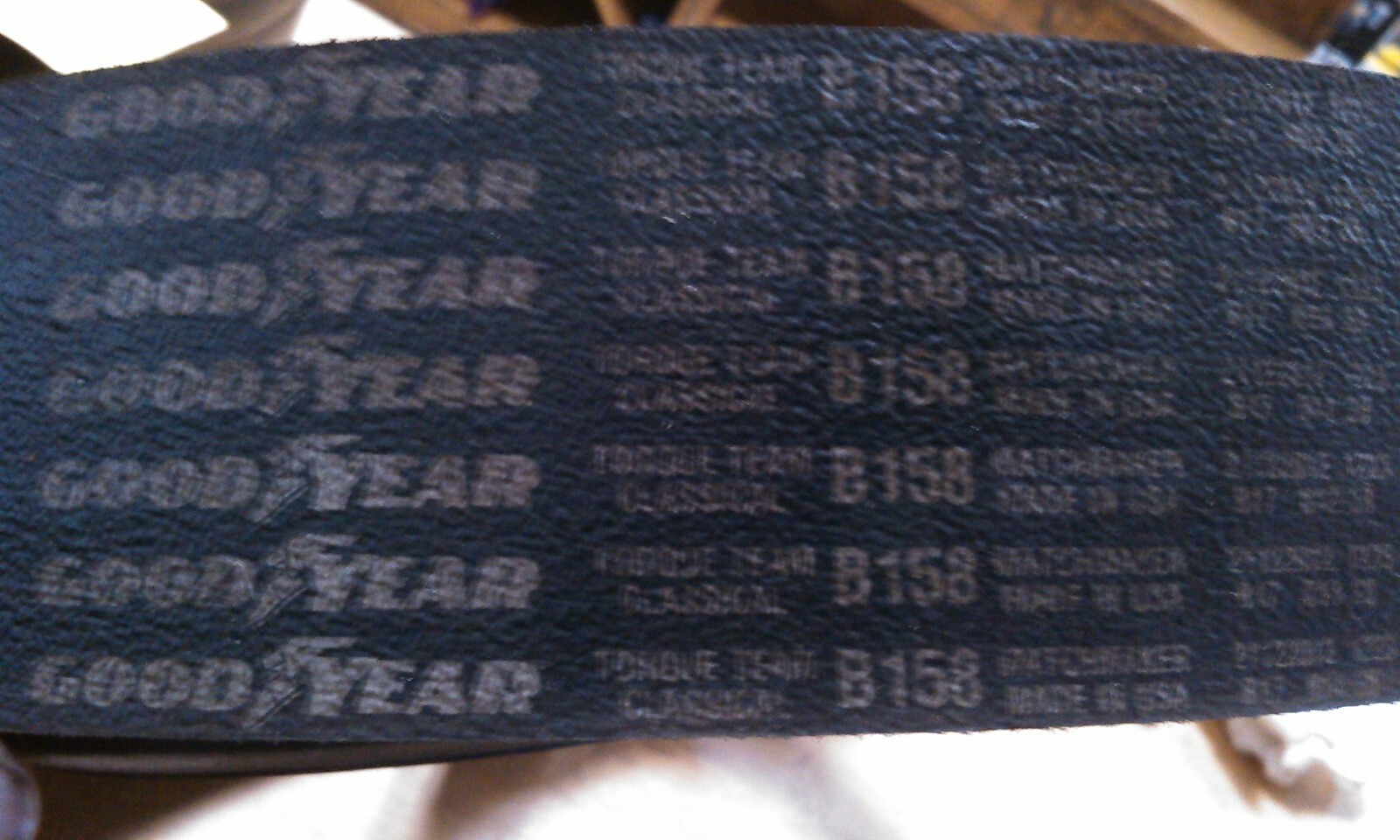GOODYEAR 3/B158 BANDED V-BELT | eBay
