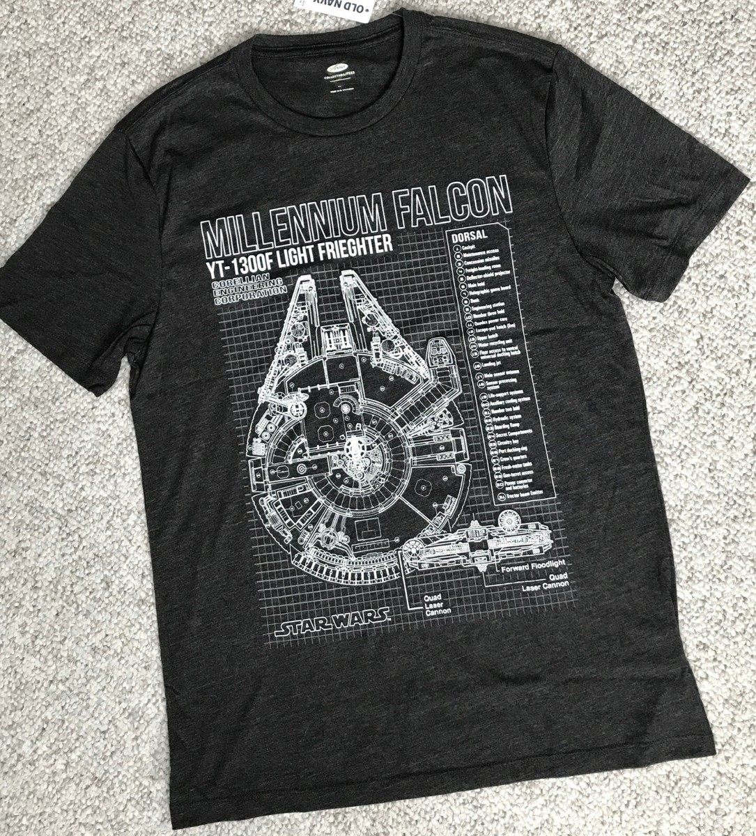Millennium Falcon T Shirt Star Wars Millennium Falcon Twin Suns T