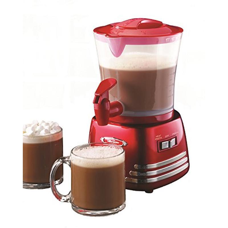 Retro Frother Hot Chocolate Maker 32Oz Non-Drip Faucet Heat Froth ...