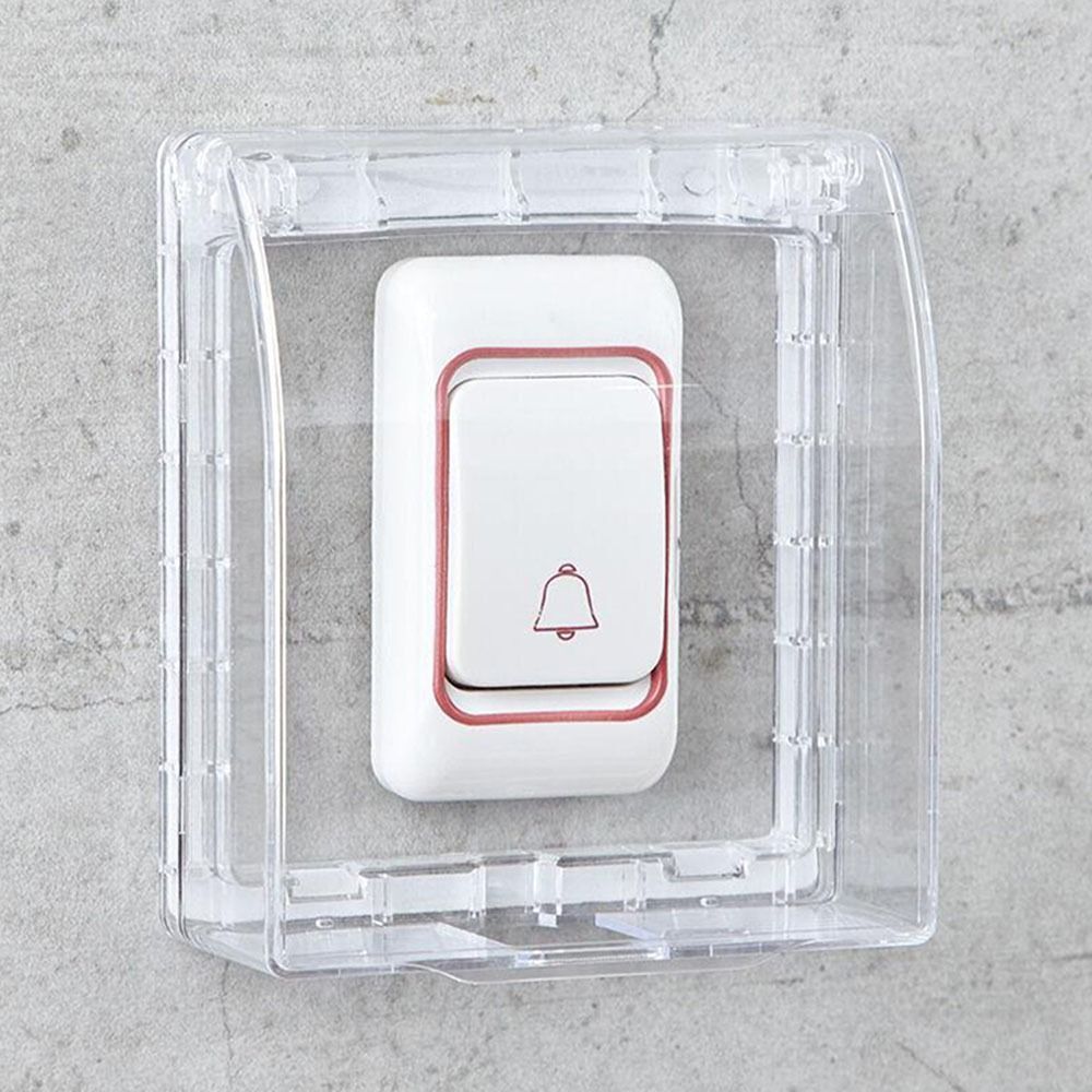 Switch Rain Cover Transparent Doorbell Waterproof Cover Waterproof ...