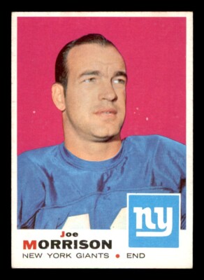 1969 Topps Football #175 Joe Morrison EX *e3 | eBay