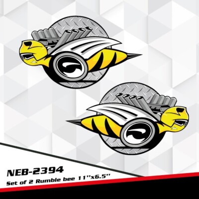 Rumble Bee Racing Decal Stickers set For Dodge Ram Dakota SPORT V8 1500 ...