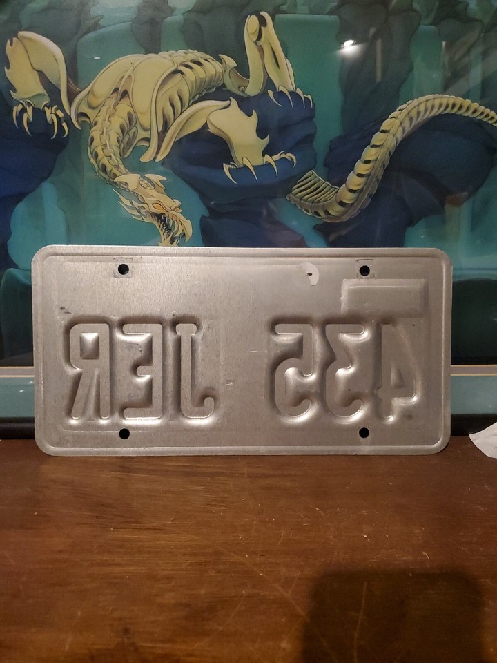 Vintage 1997 License Plate Utah Ski Greatest Snow On Earth 435-JER | eBay