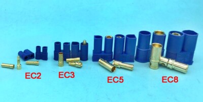 Lot EC8 EC-5 EC-3 Rc Battery Connectors Male/Female Plugs Sockets lipo ...