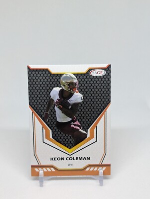 2024 SAGE🔥KEON COLEMAN🔥MINT?!🔥FLORIDA STATE/FSU🔥ROOKIE RC🔥📈 | eBay