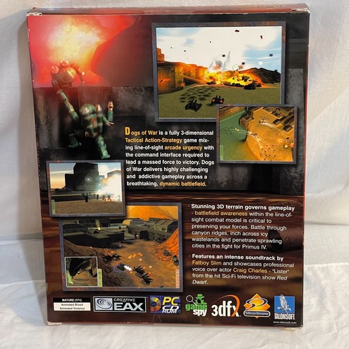 Dogs of War: Battle On Primus IV (PC, 2000)" instead of "Dogs of War ...