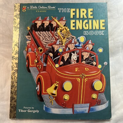 Vintage A Little Golden Classic Book The Fire Engine Book 1987 #313 New ...