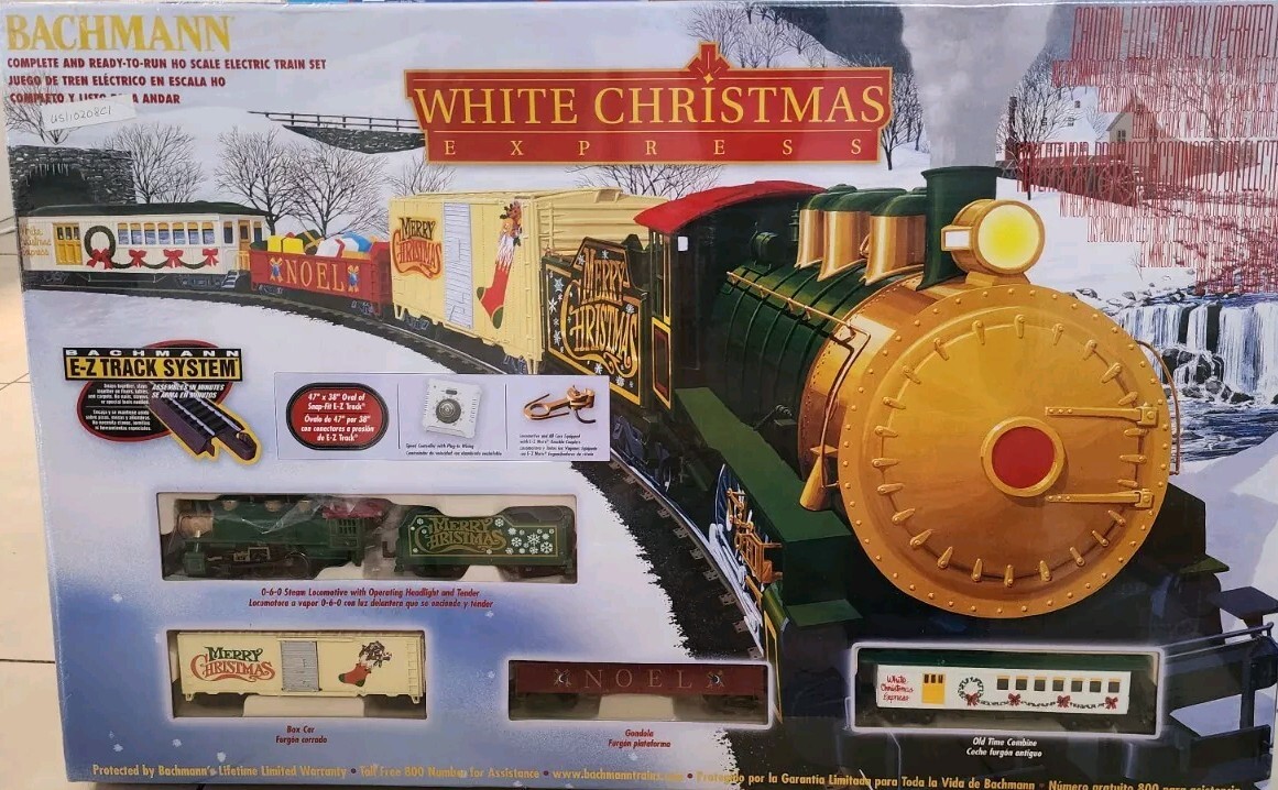Bachmann 00609 White Christmas Express Train Set HO MIB for sale online ...