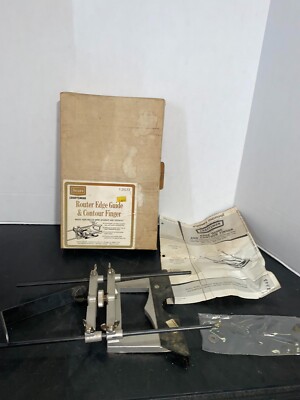 Vintage Sears Craftsman Router Edge Guide & Contour Finger 925173 | eBay