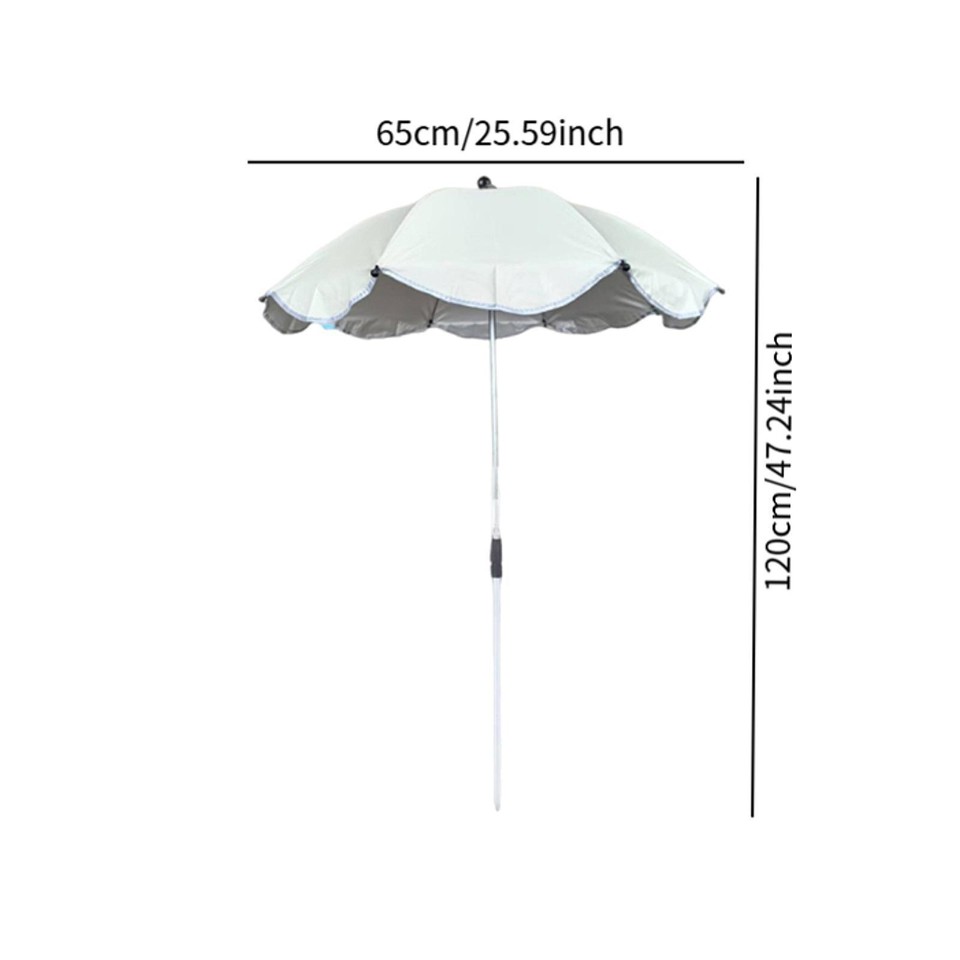 Outdoor Plant Umbrella with Telescopic Pole Protection Plant Shade ...