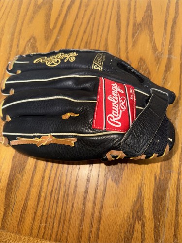 Rawlings Tan Black RBG36BW 12.5" Baseball or Softball Glove Mitt RHT | eBay