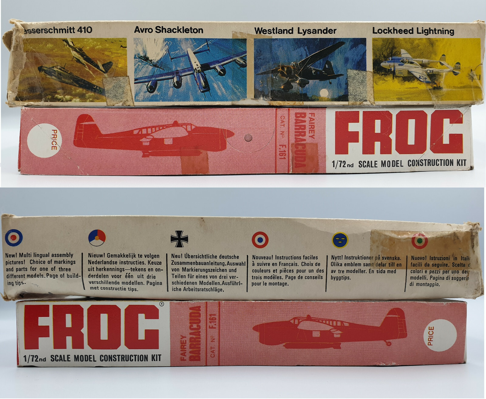 AVIATION : FAIREY BARRACUDA, BRISTOL BLENHEIM MK1 / MK1F FROG MODEL ...