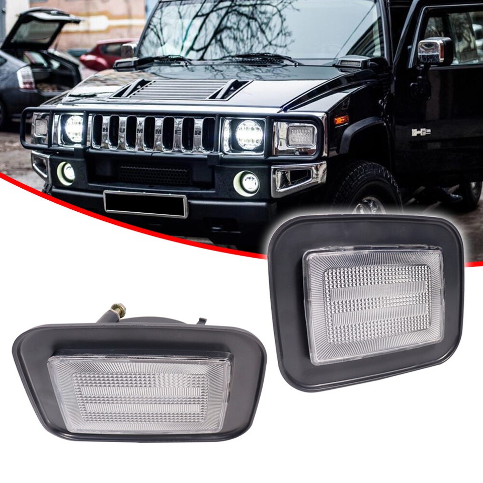 For 03 04 05 06 07 08 09 HUMMER H2 Clear Front Corner Side Parking Lamp ...