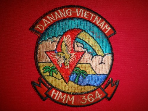 Usmc Marine Ascenceur Hélicoptère HMM-364 À Danang Vietnam Guerre Patch ...