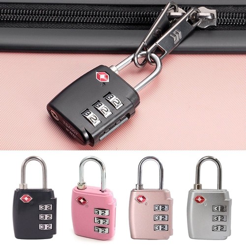 Digit Combination Lock Bag Padlock TSA Customs Code Lock Luggage ...