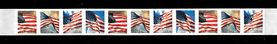 US FLAGS 2024 MVF 4 FLAG DESIGNS #5883-5886 PN11 FOREVER STAMP COIL ...