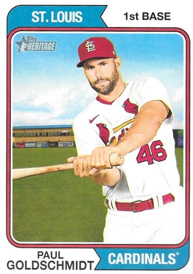 2023 Topps Heritage - 1974 Topps Baseball Oversized Boxtopper Paul ...