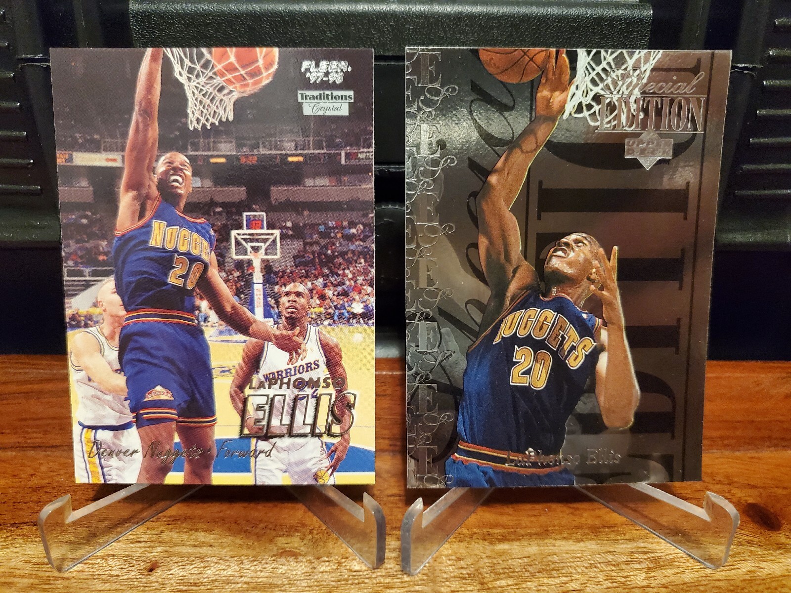 1997-98 Fleer Crystal #154 LaPhonso Ellis 1995 Upper Deck special ...