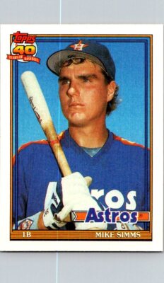 1991 Topps #32 Mike Simms | eBay