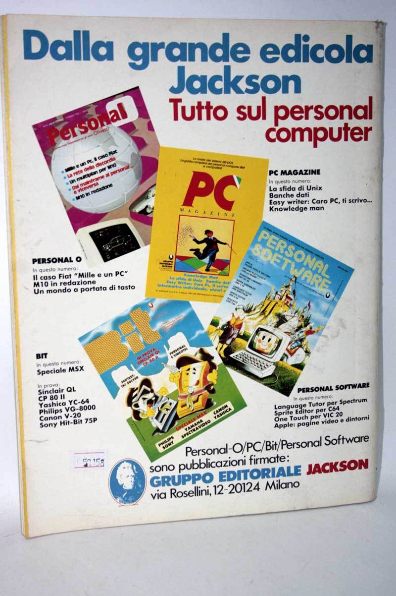 SUPER COMMODORE RIVISTA ANNO 2 N° 2 FEB 1985 EDIZIONE ITALIANA JACKSON ...