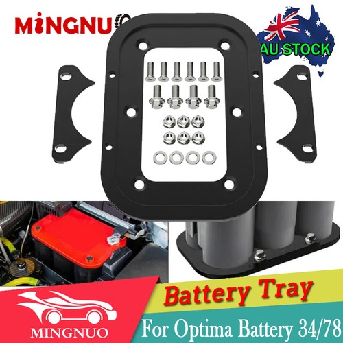 Fits Optima 34/78 Battery Aluminum Battery Relocation tray Kits Hold ...