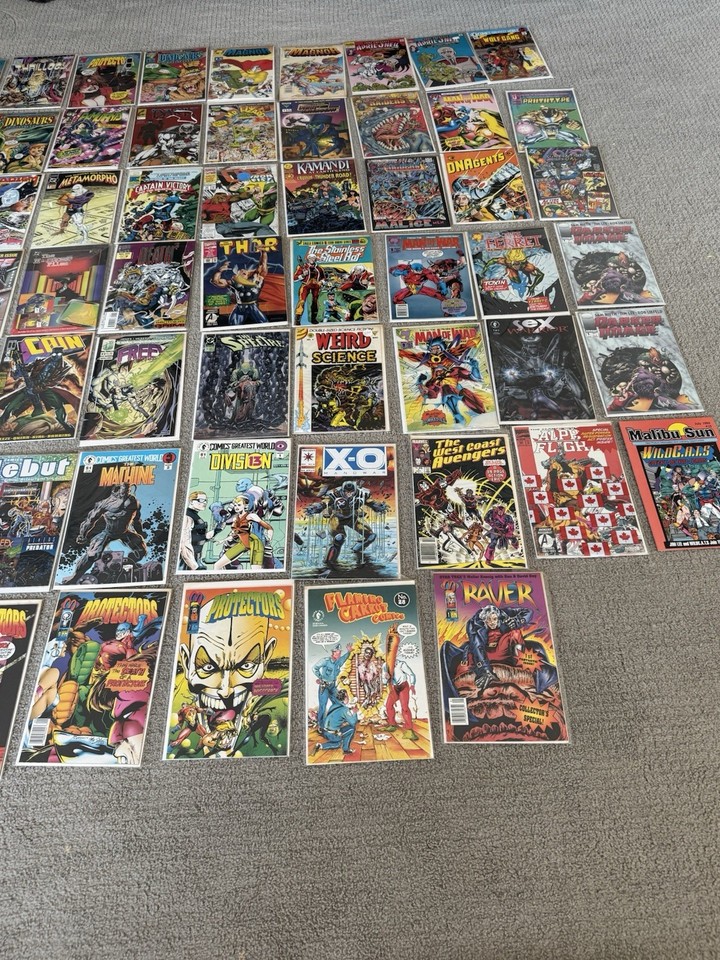 Large Comic Book Lot (60+ Issues) Marvel, DC, Independent | eBay