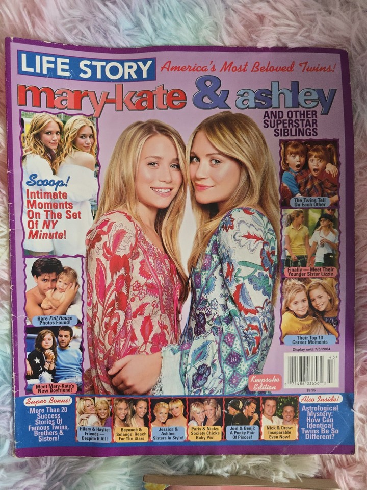 Mary-kate and Ashley Doll NIB with vhs, dvd, life story magazine, books ...