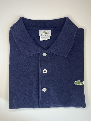 Men’s Lacoste Sport Short Sleeve Polo Shirt XL Size 6 Navy Blue | eBay UK