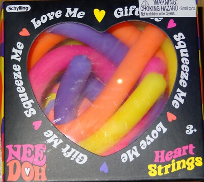Heart Strings Nee Doh Stretch Squeeze Toy Needoh Valentines gift HSND | eBay